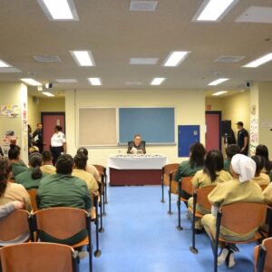 Angie Martinez paid a visit to the Rose M. Singer Center on Rikers ...