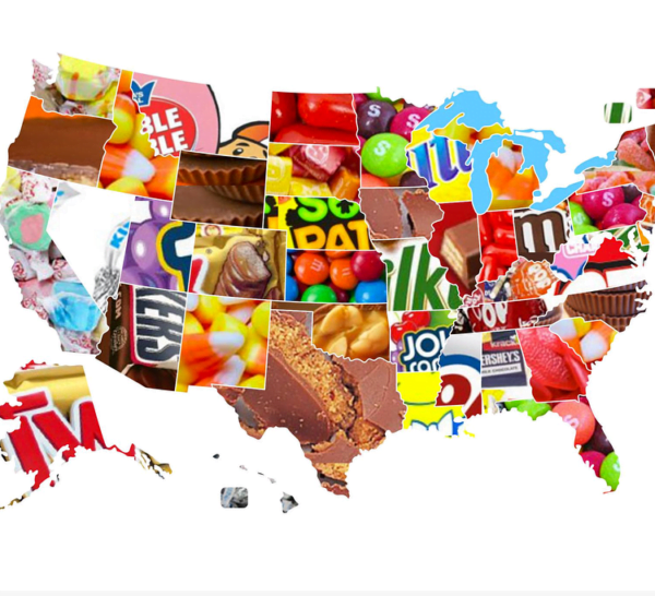 Halloween Candy Map - 360 MAGAZINE - GREEN | DESIGN | POP | NEWS