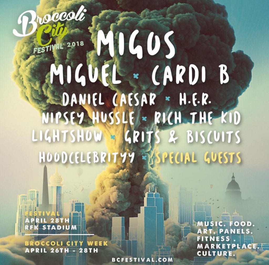 Don’t Miss Broccoli City Festival 2018 Including Performances By Migos ...