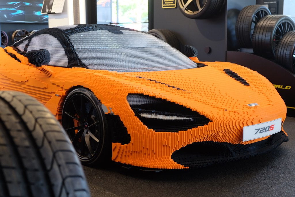 LEGO McLaren 720S arrives at P Zero World - 360 MAGAZINE - GREEN ...